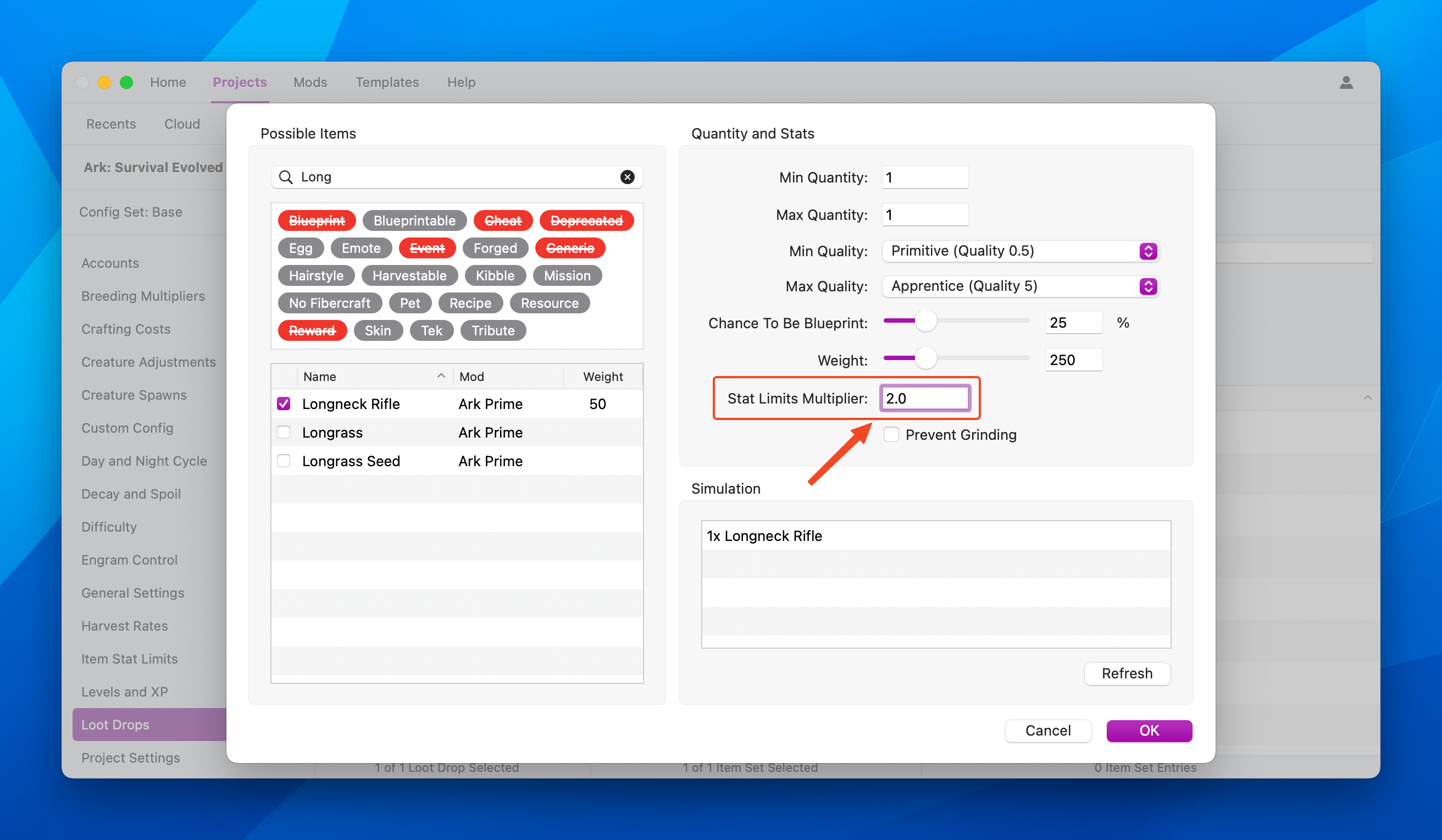 Item Stat Limits | Beacon Help
