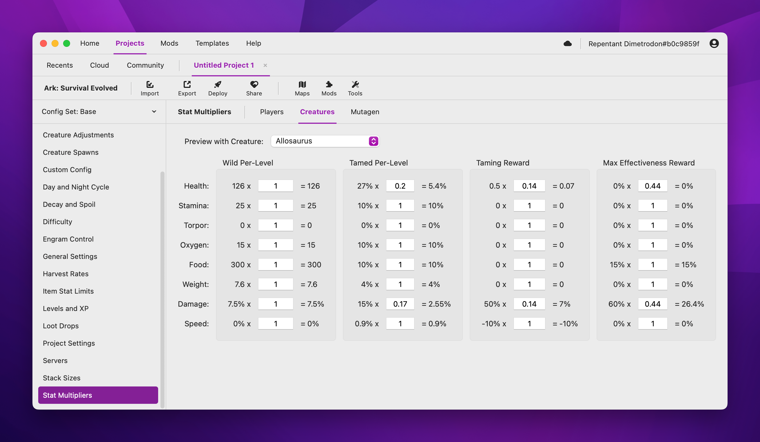 Stat Multipliers | Beacon Help