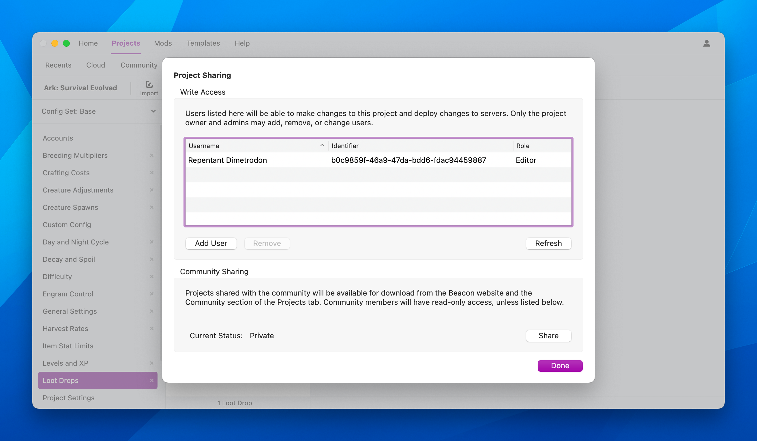 Sharing Beacon Projects With Other Users | Beacon Help