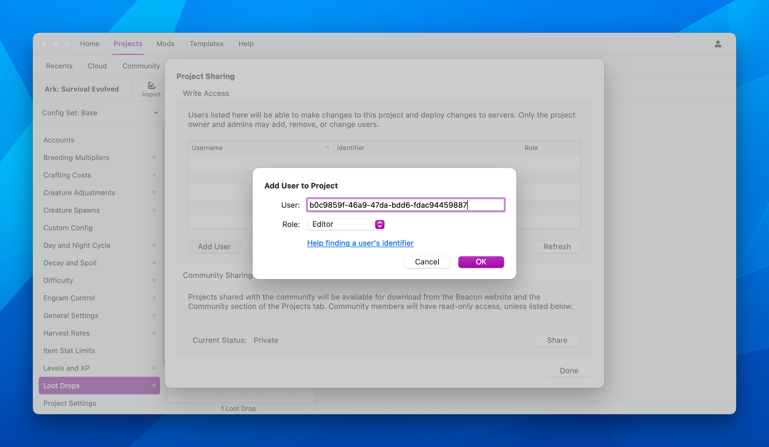 Sharing Beacon Projects With Other Users | Beacon Help