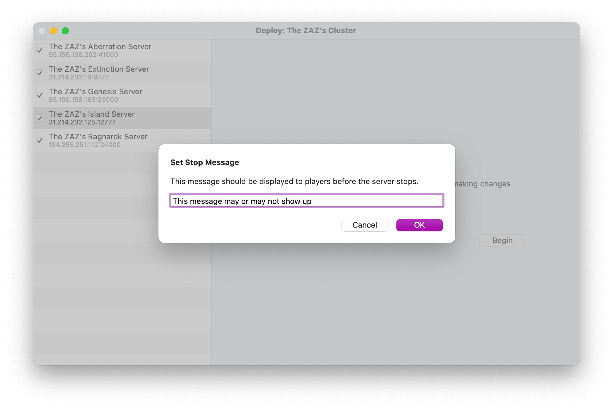 Updating Your Server With Deploy | Beacon Help Updating Your Server With Deploy | Beacon Help